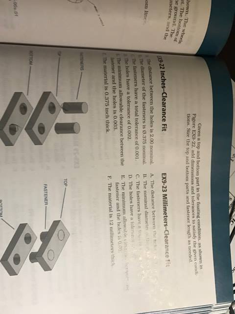 Solved Given a top and bottom part in the floating | Chegg.com
