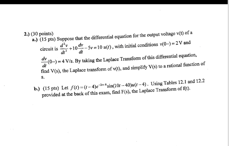 Solved Suppose that the differential equation for the output | Chegg.com