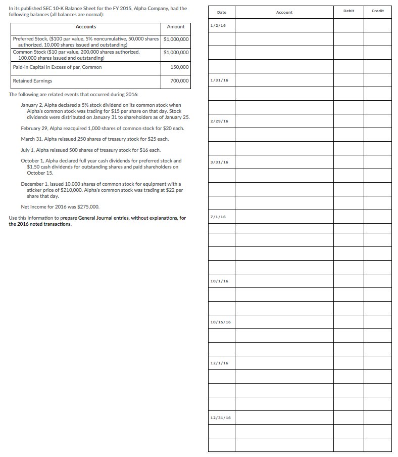 Solved In its published SEC 10-K Balance Sheet for the FY | Chegg.com