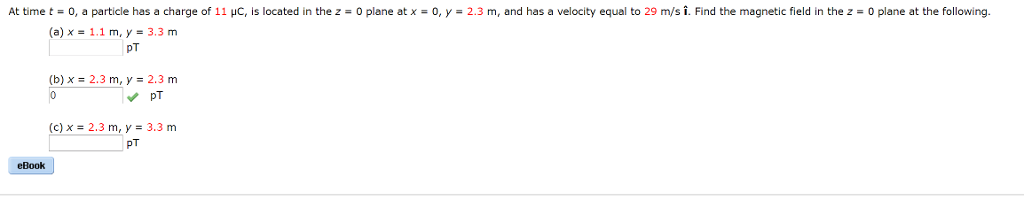 Solved At time t-0, a particle has a charge of 11 ?C is | Chegg.com