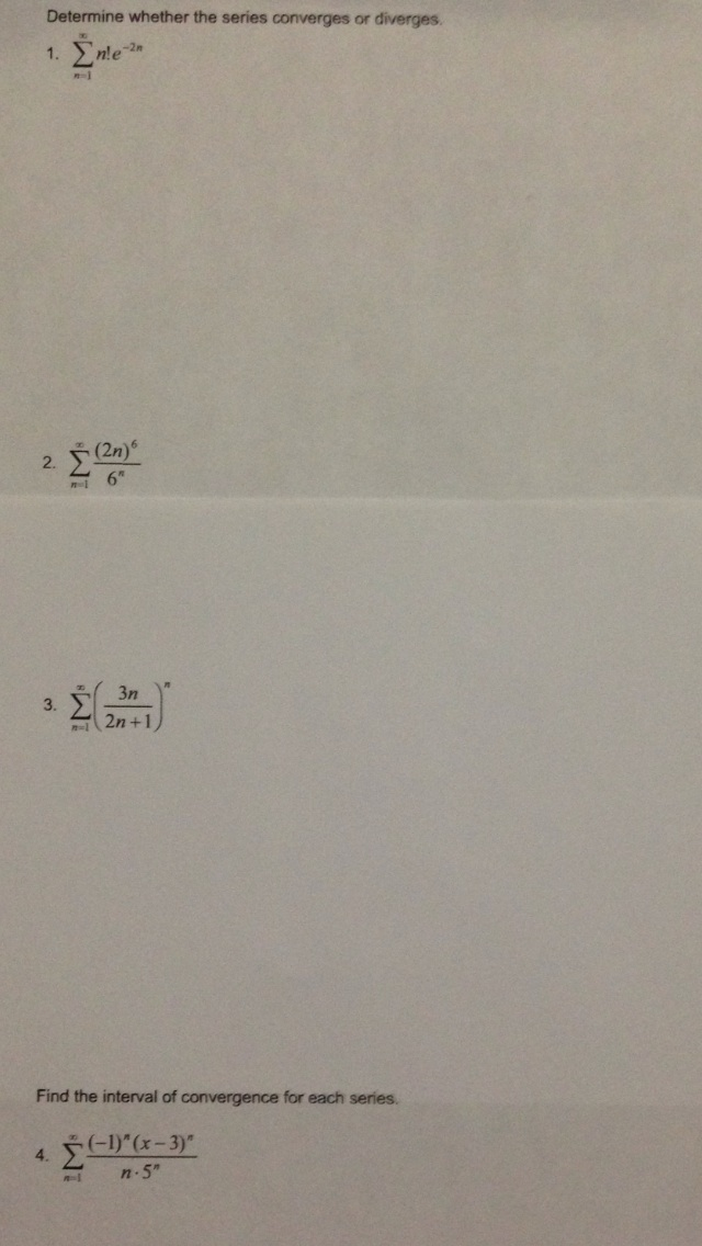 Solved Determine whether the series converges or diverges | Chegg.com