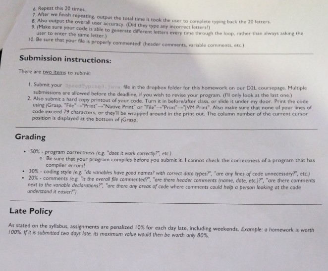 Solved Listen Csc 141 Homework 3 Fall 2017 Sections 02