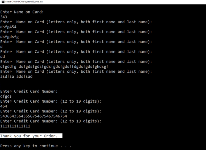 Solved Create a console project in C# Have users to enter | Chegg.com