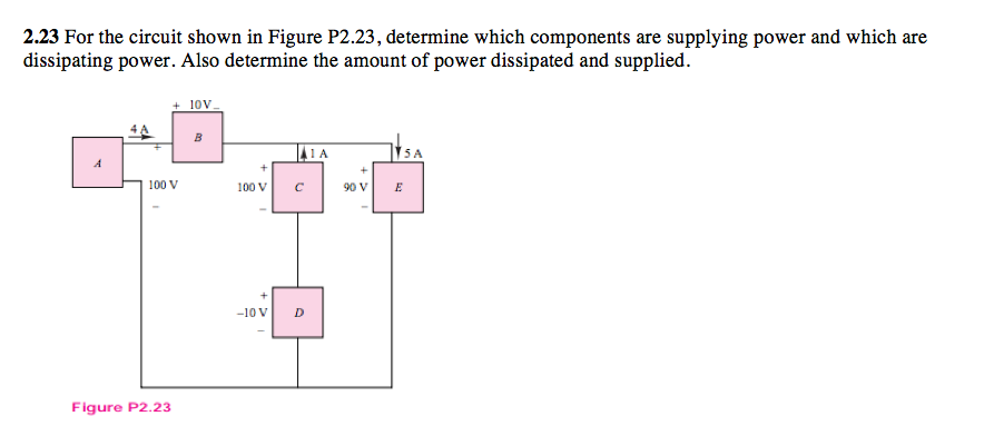 Solved For the circuit shown in Figure P2.23, determine | Chegg.com