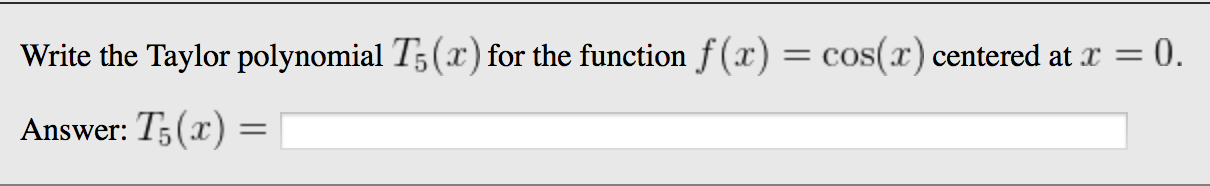 Solved Find the first five non-zero terms of Taylor series | Chegg.com