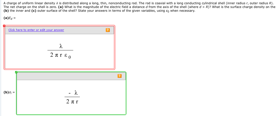 Solved A charge of uniform linear density λ is distributed | Chegg.com