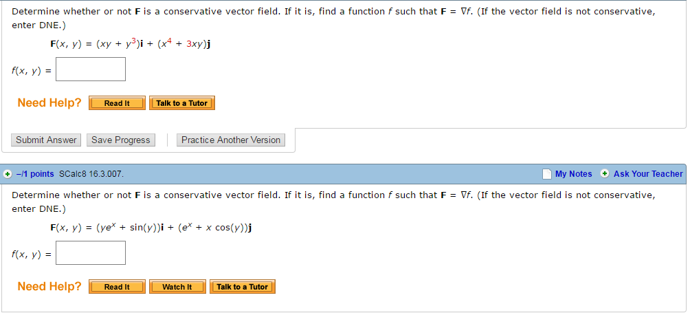 Solved Determine whether or not F is a conservative vector | Chegg.com Solved Determine whether or not F is a conservative vector | Chegg.com