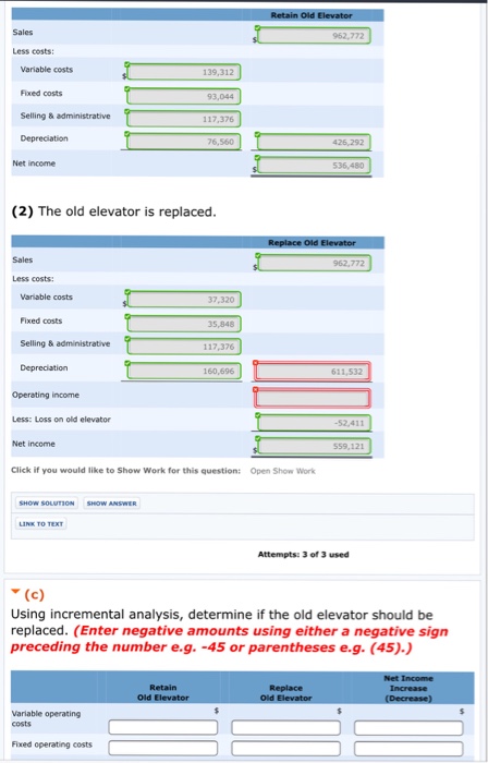 Solved I need help with part C in last photo, using data | Chegg.com
