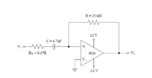 Solved Find the transfer function and create a bode plot on | Chegg.com