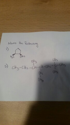 Solved name the following structures | Chegg.com