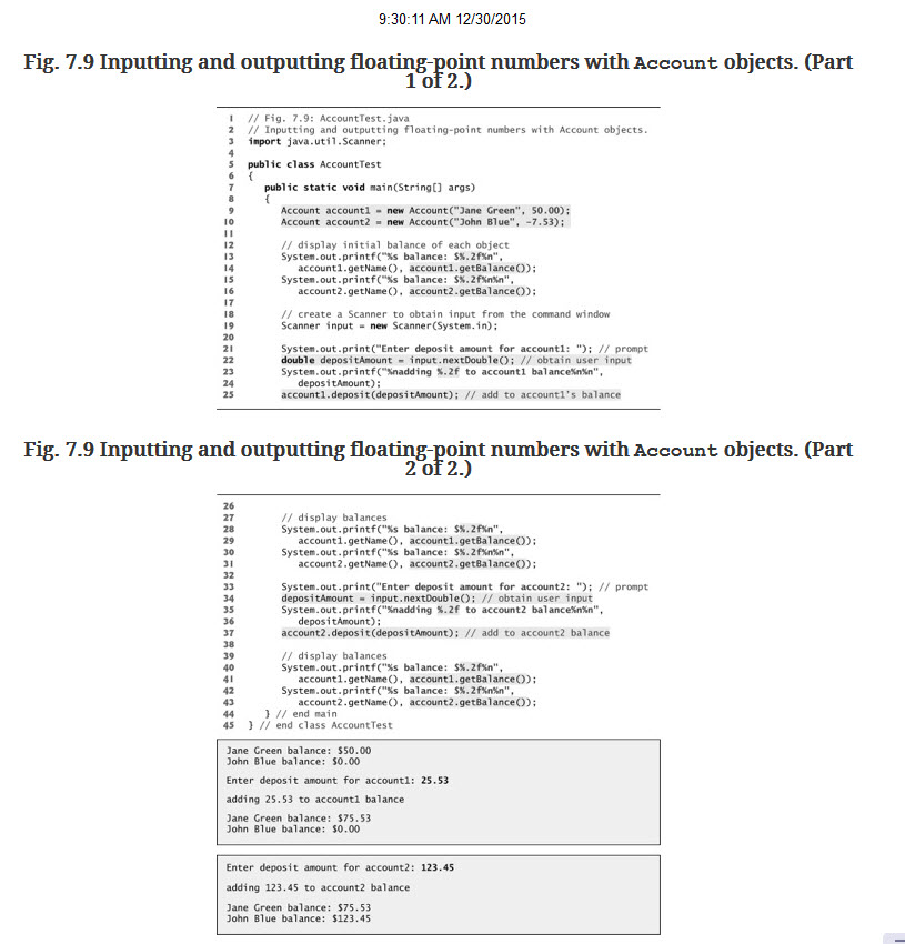 Solved Java code in refference to the book Java HOW TO | Chegg.com