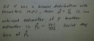 Solved If Y has a binomial distribution with parameters | Chegg.com