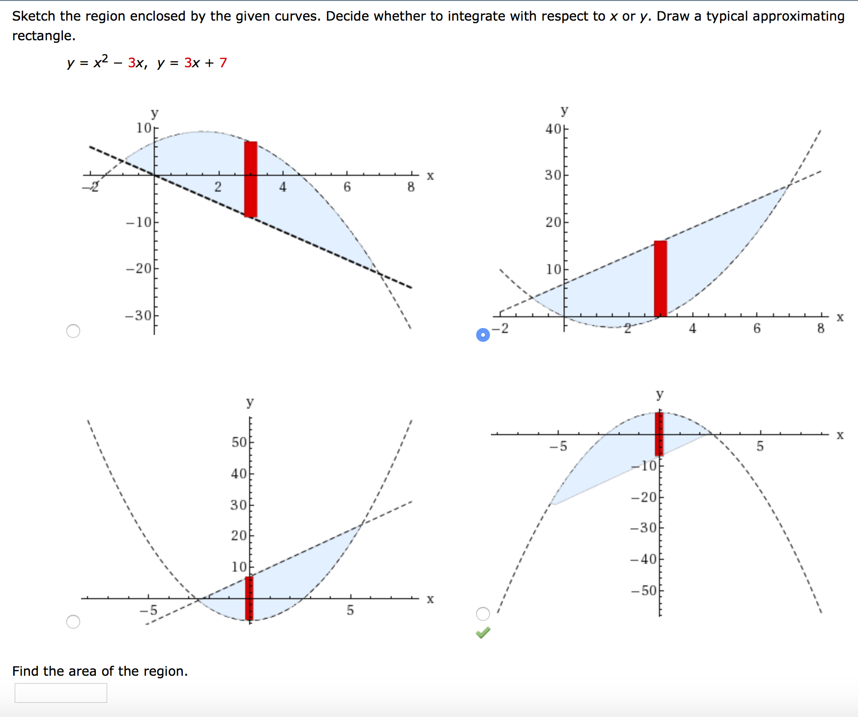 Solved Sketch the region enclosed by the given curve. | Chegg.com