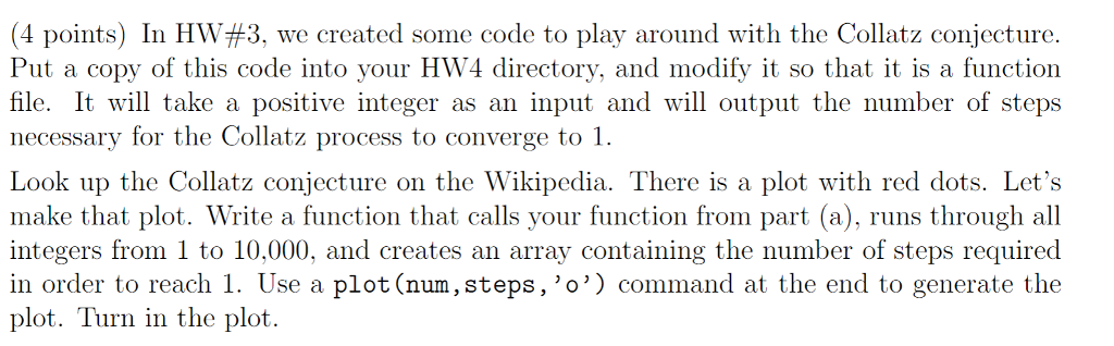 Solved (4 points) In HW#3, we created some code to play | Chegg.com