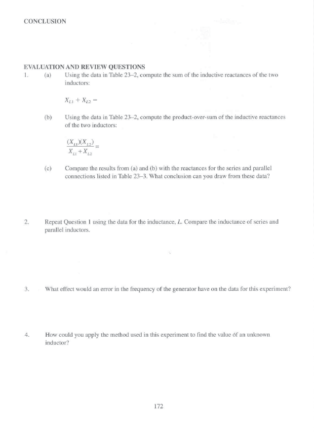 Solved Inductive Reactance Name Date Class READING Text, | Chegg.com