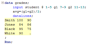 Given the following SAS program: answer the | Chegg.com