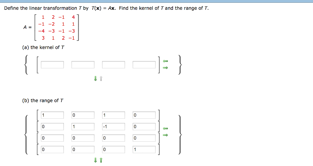 Solved Use the function to find the image of v and the | Chegg.com