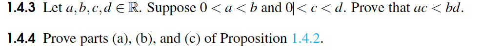 Solved Let a, b, c, d elementof R. Suppose 0