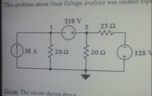 Solved Please calculate node voltages v1 and v2 using node | Chegg.com Solved Please calculate node voltages v1 and v2 using node | Chegg.com
