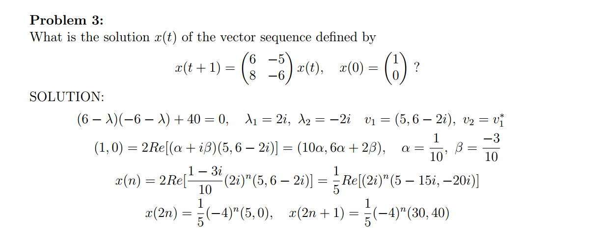 Solved Please explain this solution! This doesn't make any | Chegg.com