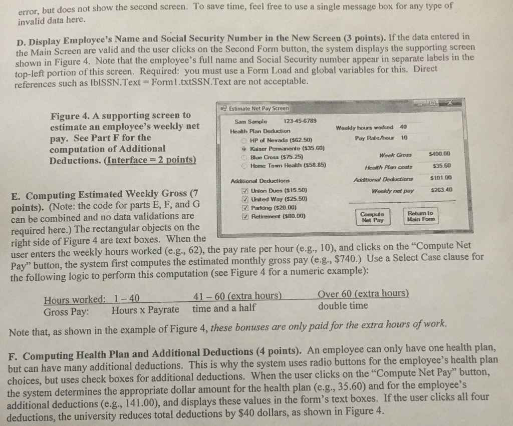 Solved In VB.NET (Visual Basic), complete the following and | Chegg.com