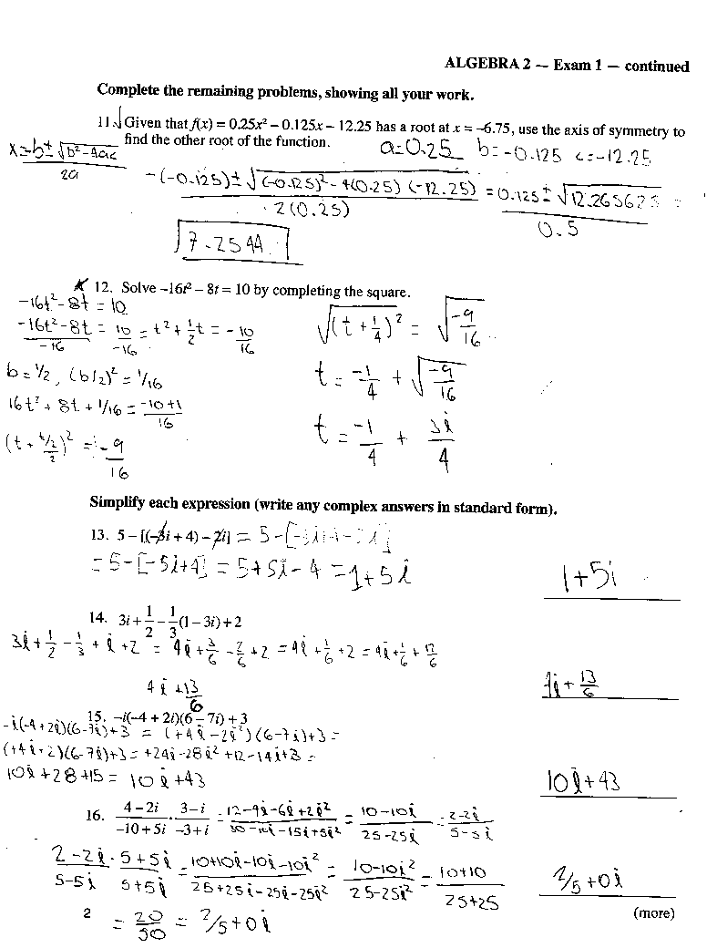 Solved Complete the remaining problems, showing all your | Chegg.com