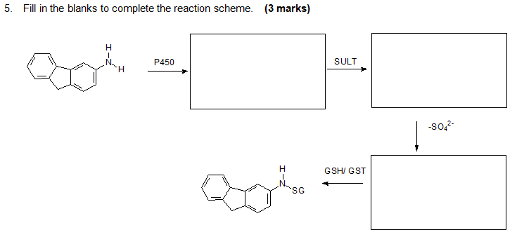 Solved 5. Fill in the blanks to complete the reaction | Chegg.com