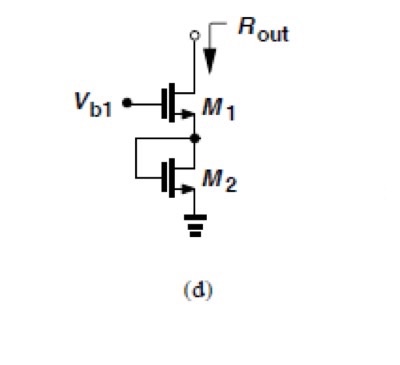 Solved Find the output impedance Rout and do not ignore ro | Chegg.com