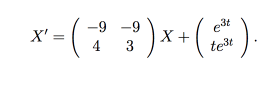 Solved 3e t -3 | Chegg.com