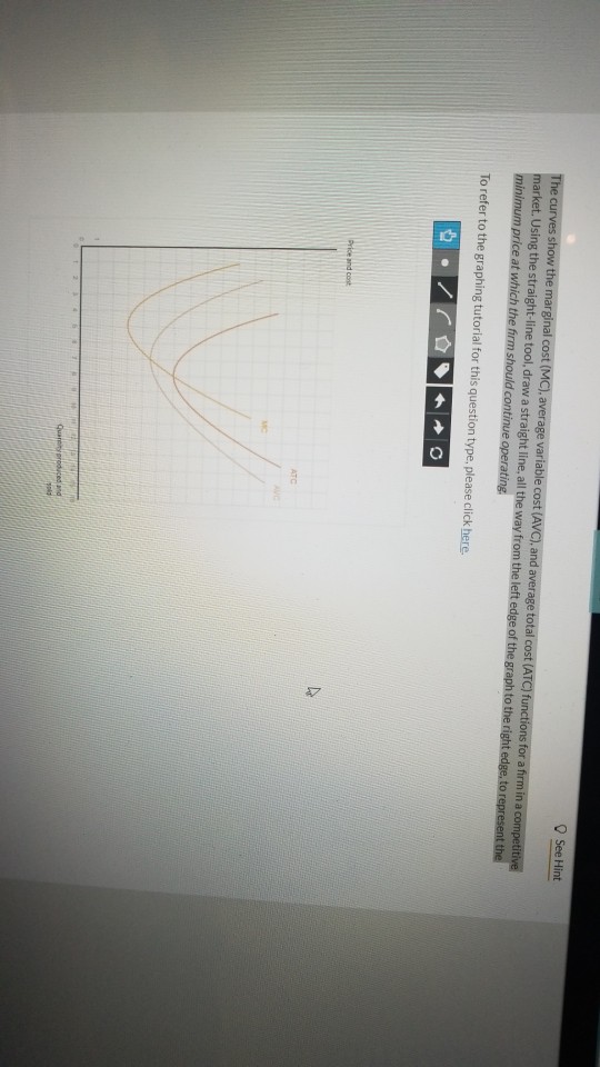 Solved Q See Hint Using the straight-line tool, draw a | Chegg.com