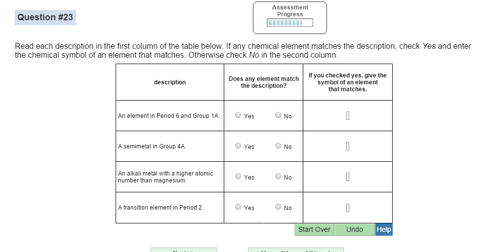 Solved Read each description in the first column of the | Chegg.com