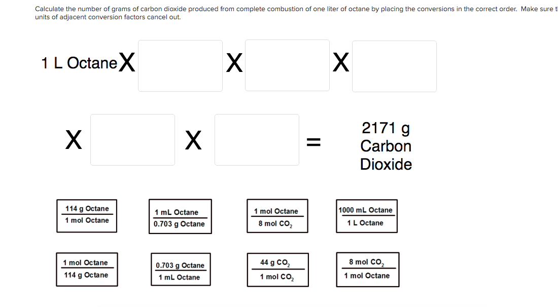 Solved Calculate the number of grams of carbon dioxide | Chegg.com