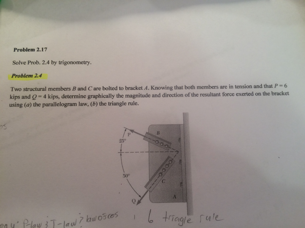 Solved Basic mechanical engineering vectors problem Hello my | Chegg.com