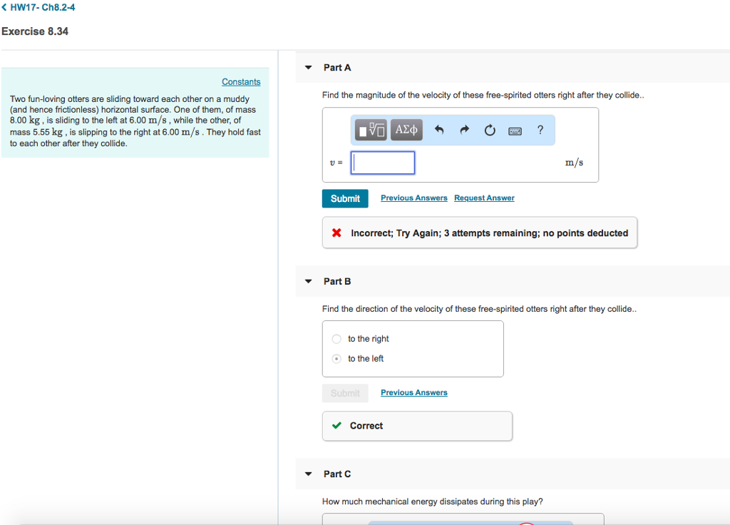 Solved KHW17- Ch8.2-4 Exercise 8.34 Part A Constants Find | Chegg.com