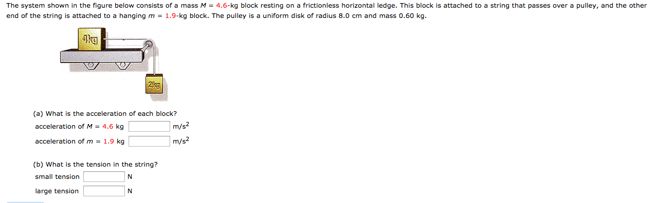 Solved The system shown in the figure below consists of a | Chegg.com
