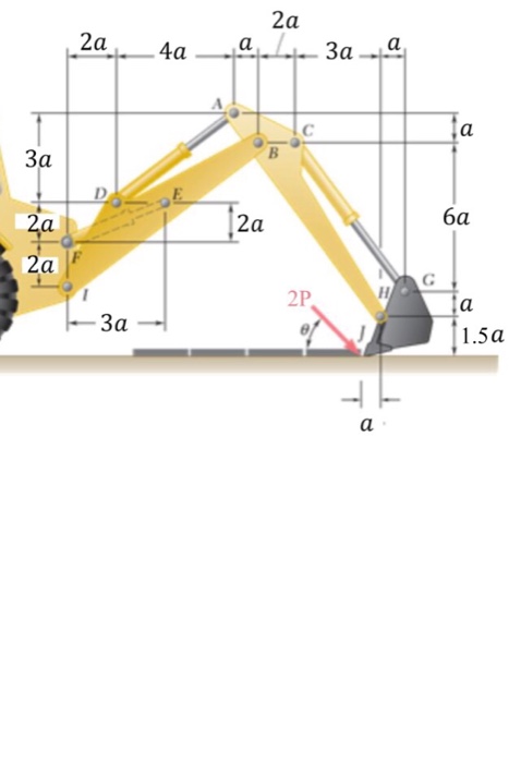Solved The motion of the backhoe bucket illustrated below is | Chegg.com