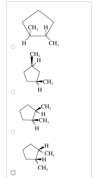 Solved Which of the following structures represent the | Chegg.com