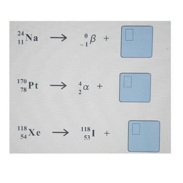 Solved complete and balance each of the following nuclear | Chegg.com