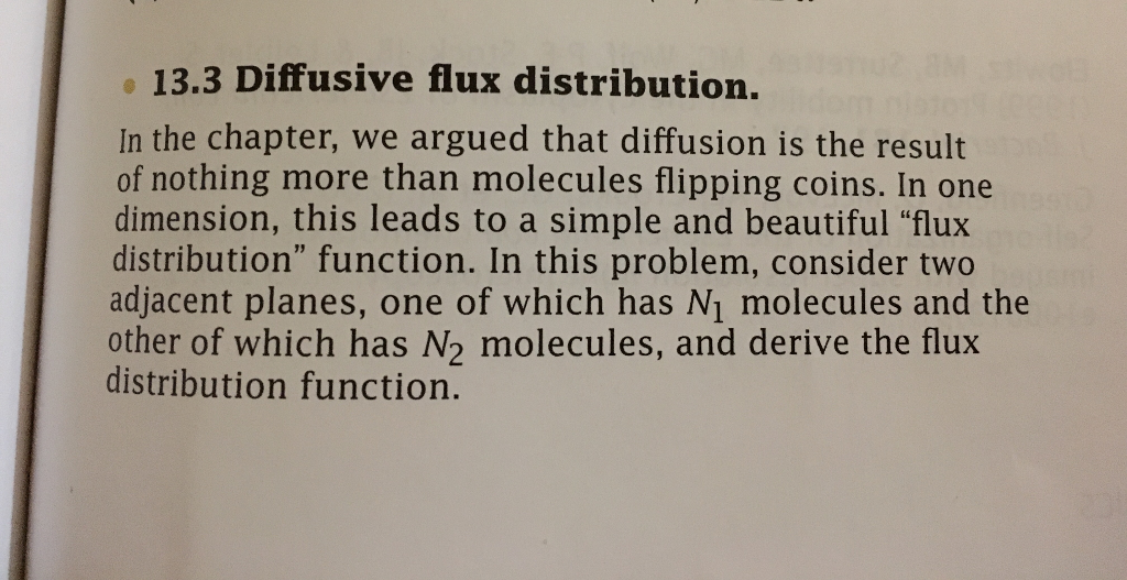 . 13.3 Diffusive flux distribution. In the chapter, | Chegg.com