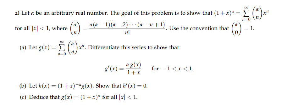 Solved 2) Let a be an arbitrary real number. The goal of | Chegg.com