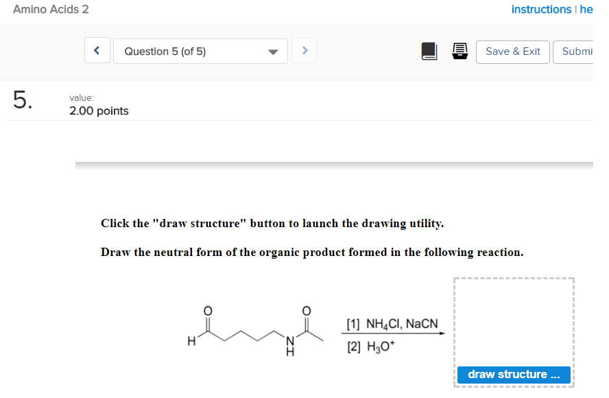 Solved Draw the neutral form of the organic product formed | Chegg.com