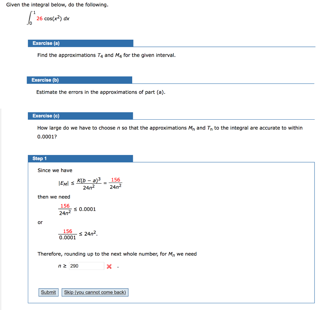 Solved Given the integral below, do the following. 26 | Chegg.com