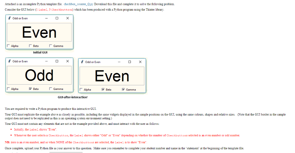 Solved Attached is an incomplete Python template file. | Chegg.com Solved Attached is an incomplete Python template file. | Chegg.com