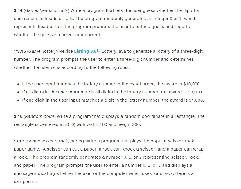 Solved 314 Game Heads Or Tails Write A Program That Lets 