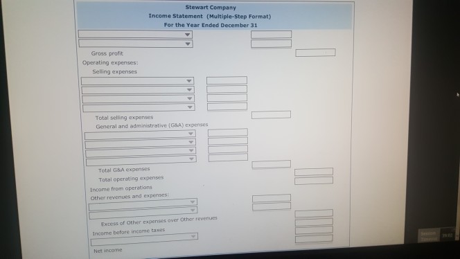 Solved 3. Preparing a single-step and a multiple-step income | Chegg.com