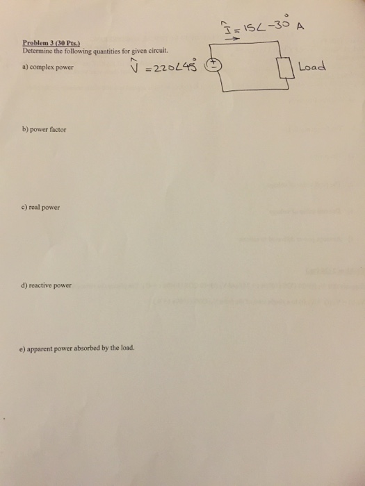 Solved Determine the following quantities for given circuit. | Chegg.com