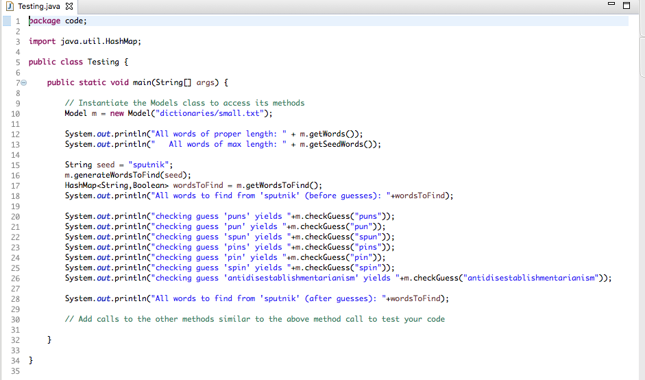 "Model.java 1 package code; 3e import java . io. | Chegg.com