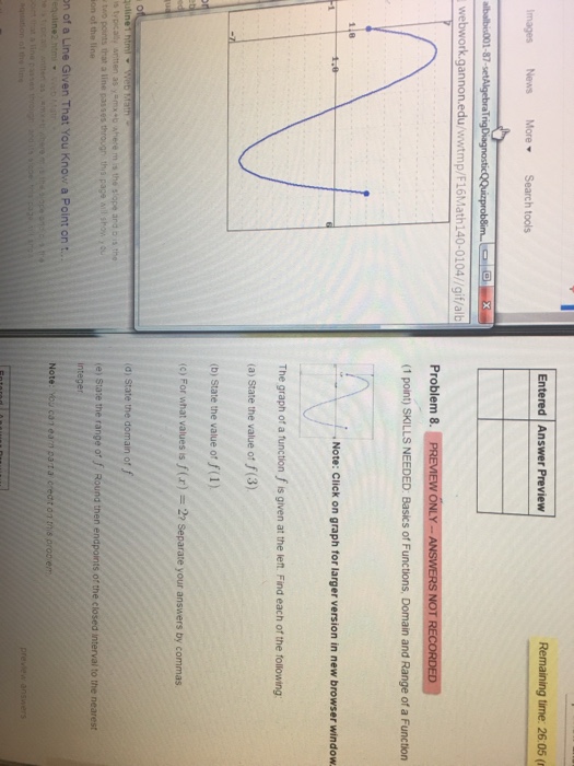 Solved Basics Of Functions Domain And Range Of A Function