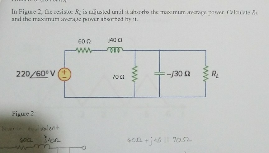 Solved In Figure 2, the resistor R is adjusted until it | Chegg.com