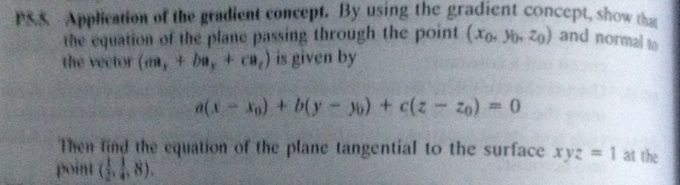 Solved Application of the gradient concept. By using the | Chegg.com